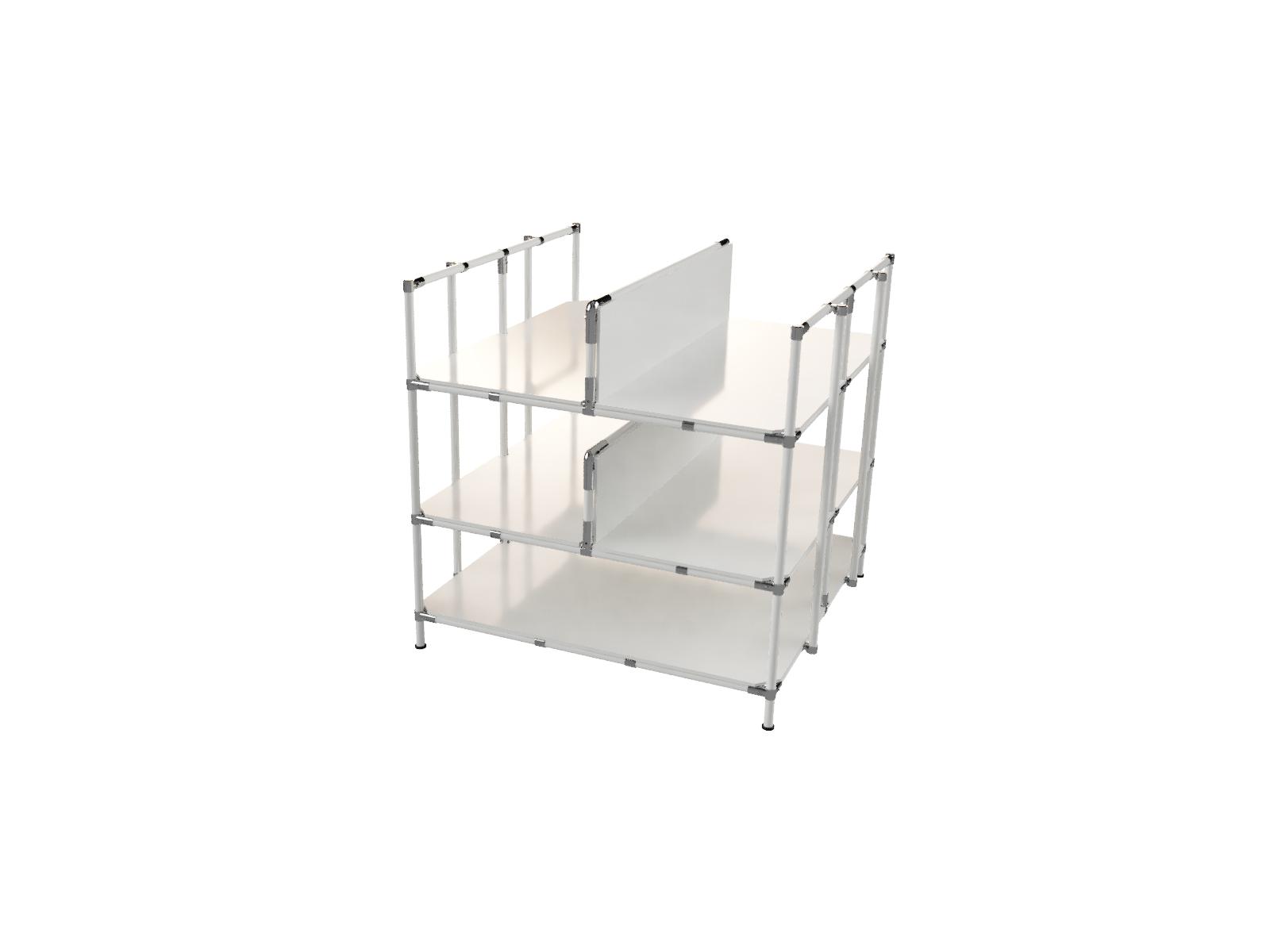 Compartment Shelves Malaysia | Industrial Storage | 3D-Tube